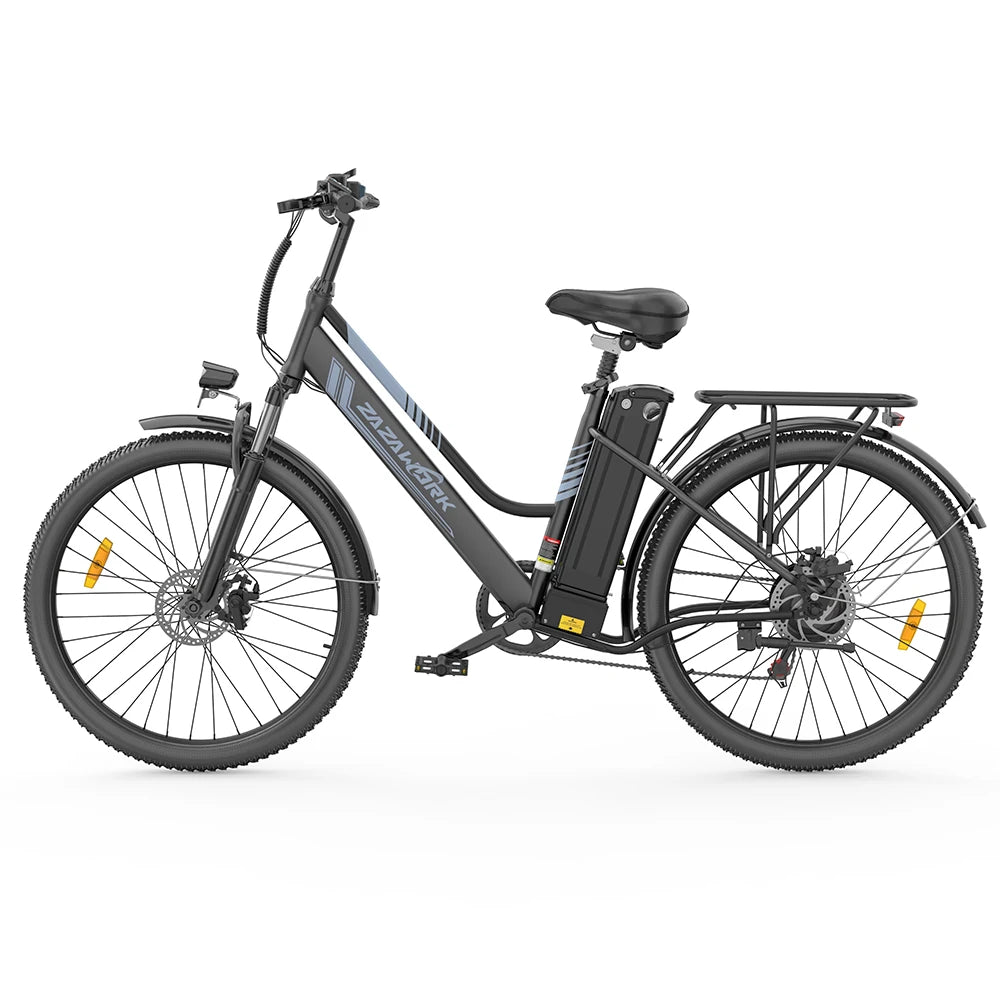ZAZAWORK C26 PRO E-Bike | 250W Motor, 26-35km/h, 100-120km Range, 26 ...